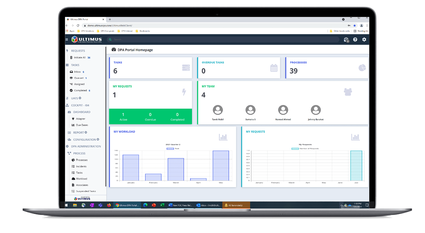 Deep Analysis, a process management research firm, spotlights Ultimus