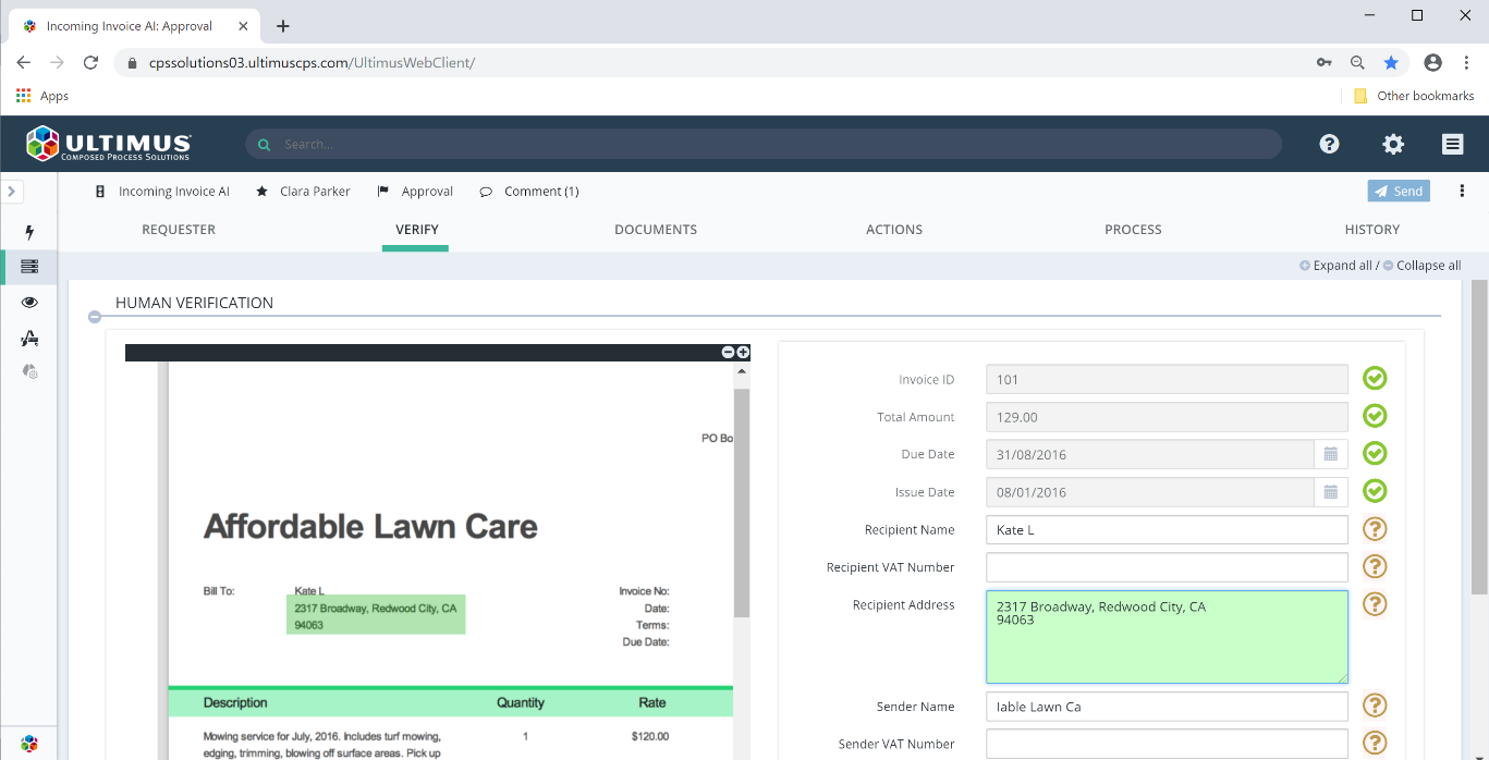 Invoice Processing Transformed with Artificial Intelligence and Ultimus ...