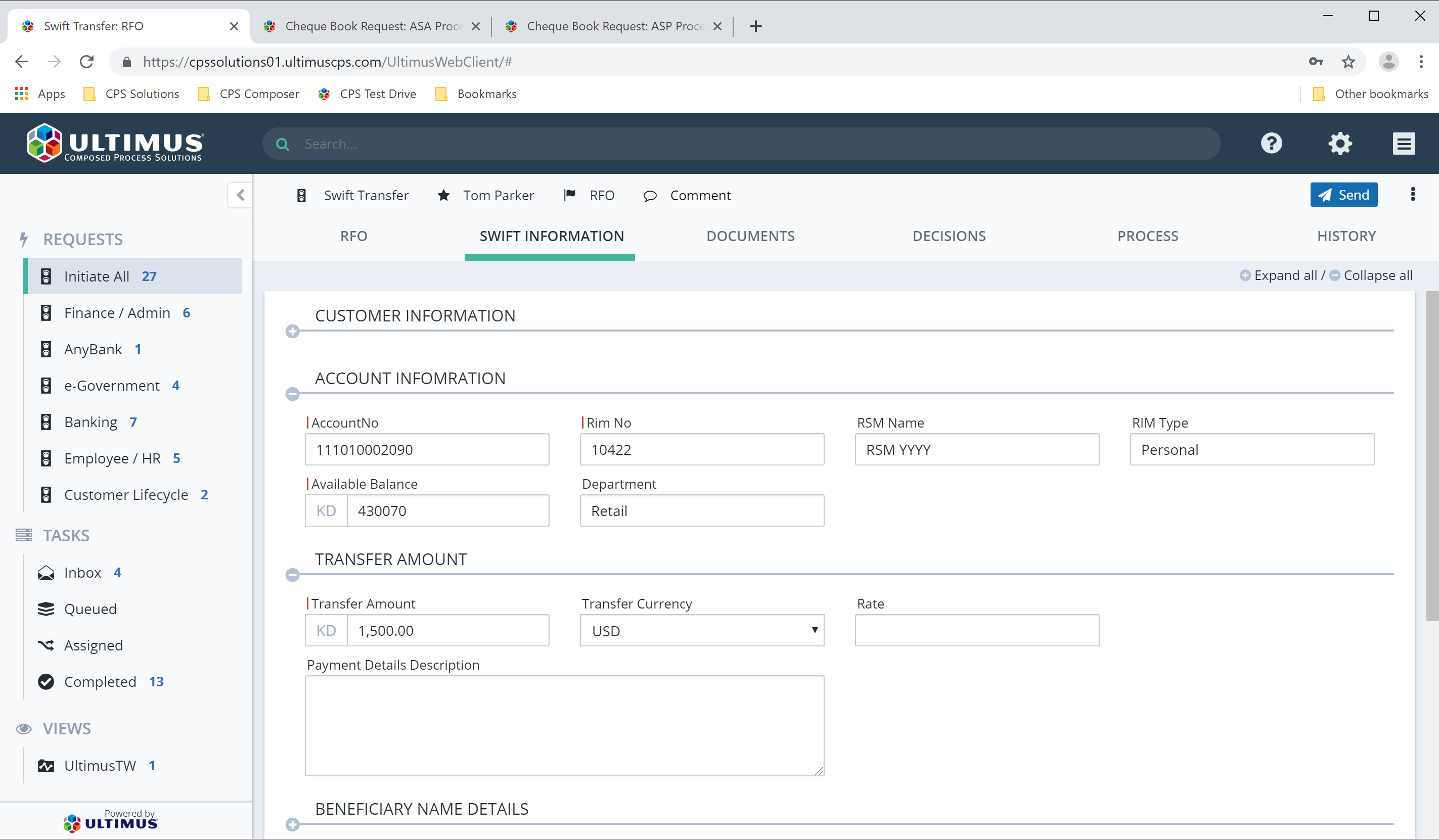Low Code BPM Software for Banking and Finance | Industry Solutions